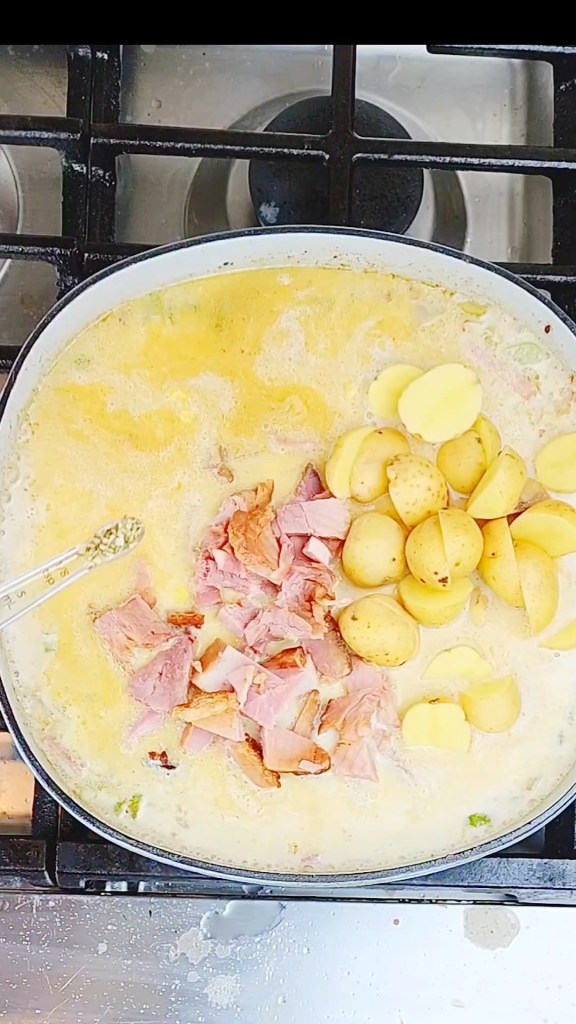 Ham and Corn Chowder – Salt and Lavender (Video) – Imapampchef
